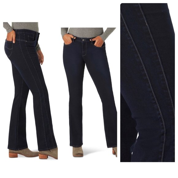 Lee | Jeans | Nwt Lee Womens Shape Illusions Midrise Bootcut Jean Nightfall Blue Sz 8m | Poshmark